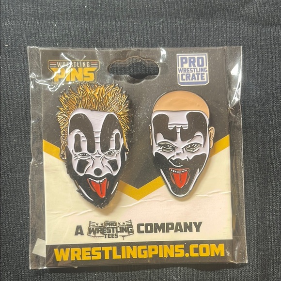 WWE | Accessories | Wwe Wrestling Pins With Black And White Design ...